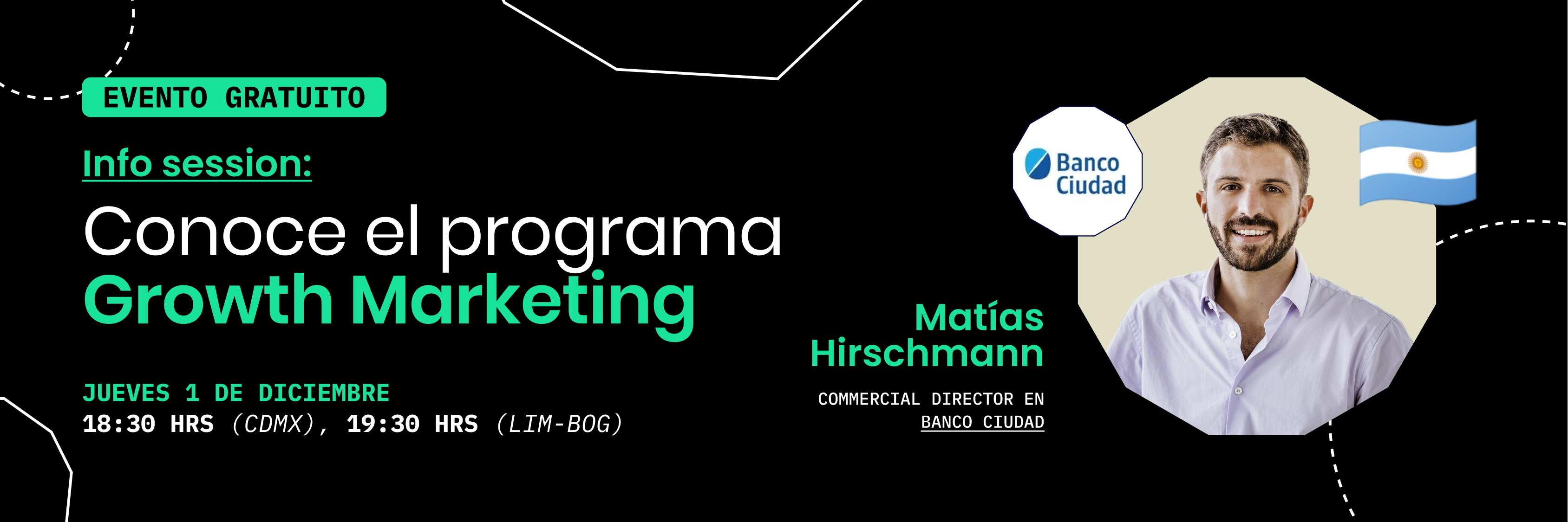 Info Session: Conoce el programa Growth Marketing